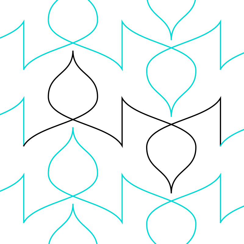 Open Flame - Pantograph - Ma Tante Quilting