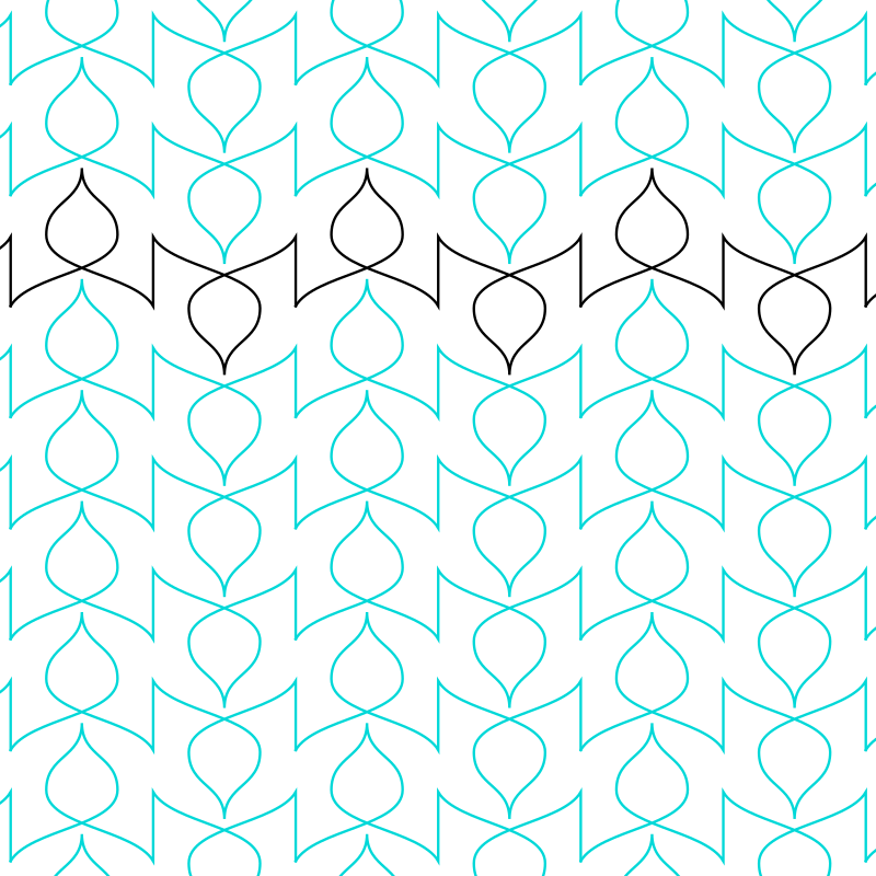 Open Flame Self-Print - Pantograph - Ma Tante Quilting