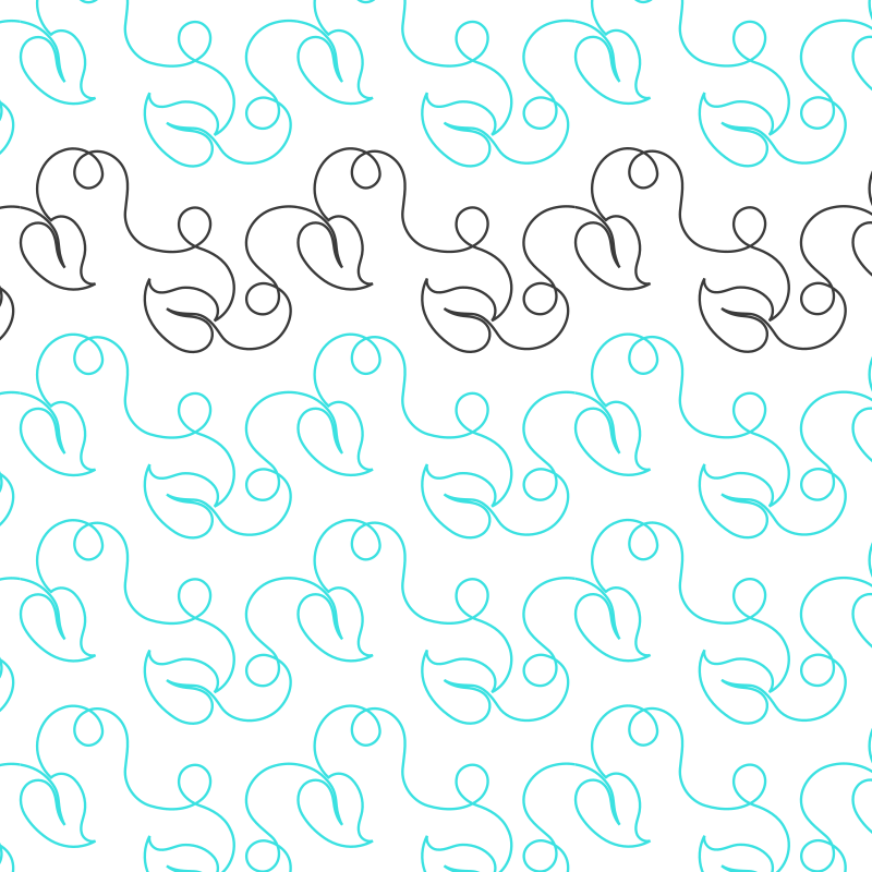 A Fall Day Self-Print - Pantograph - Ma Tante Quilting