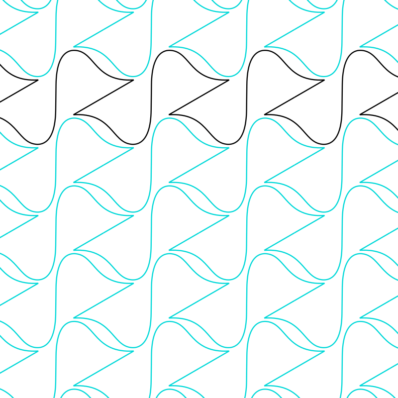 Corrugated Self-Print - Pantograph - Ma Tante Quilting