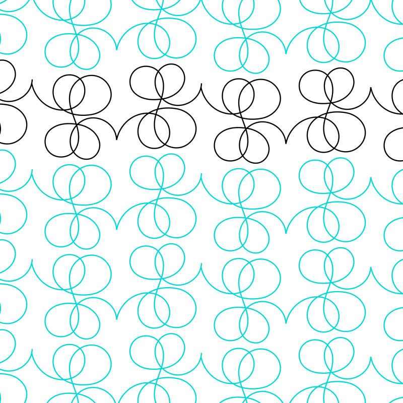 Hi Ho Self-Print - Pantograph - Ma Tante Quilting