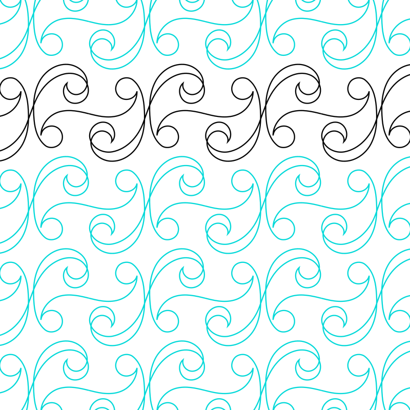 Hitch Self-Print - Pantograph - Ma Tante Quilting