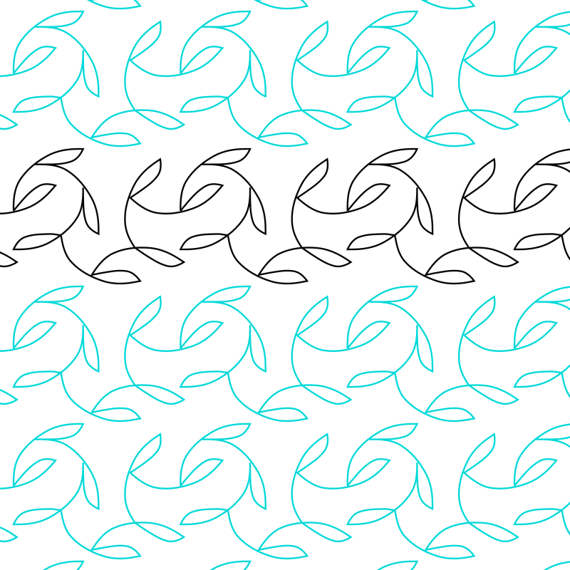 Laurel Self-Print - Pantograph - Ma Tante Quilting