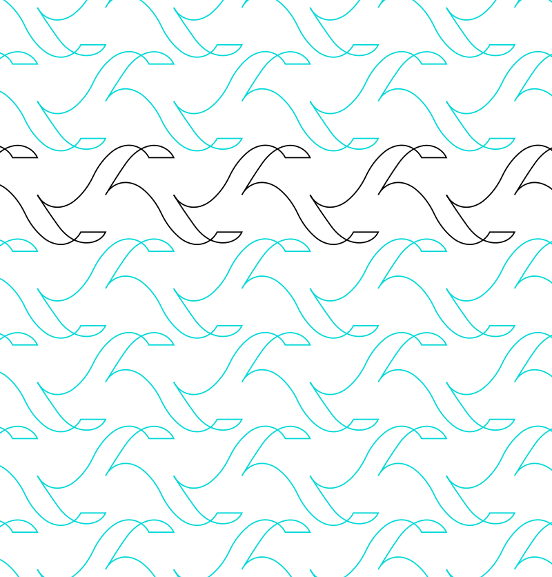 Lullaby Self-Print - Pantograph - Ma Tante Quilting