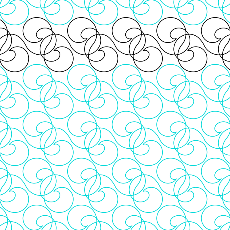 Scoot Self-Print - Pantograph - Ma Tante Quilting