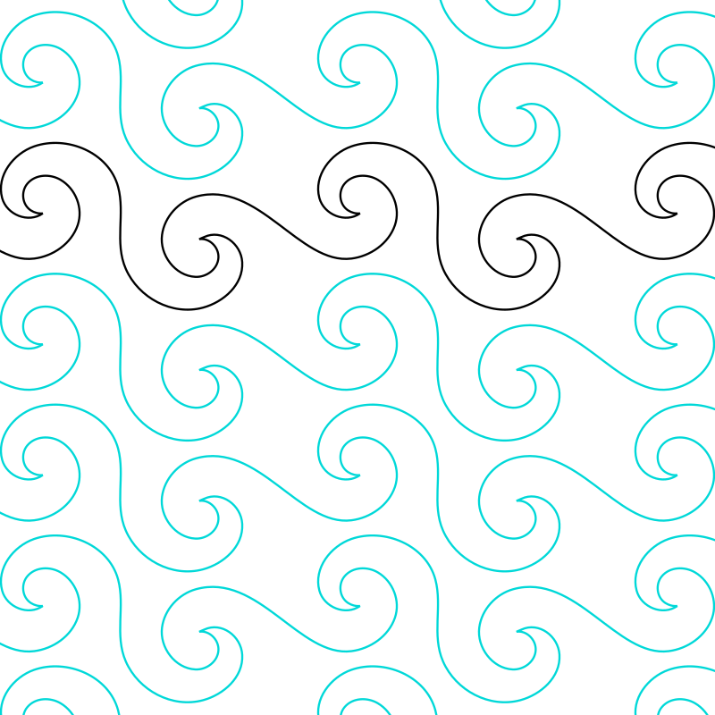 Sleepy Self-Print - Pantograph - Ma Tante Quilting