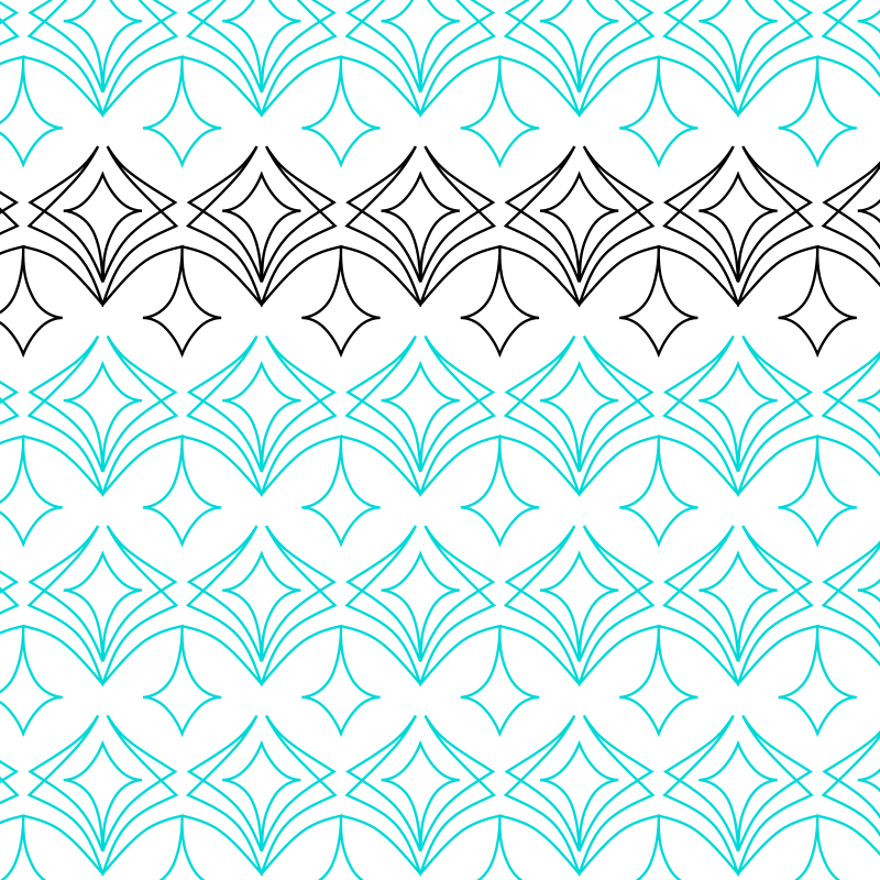 Stardom Self-Print - Pantograph - Ma Tante Quilting
