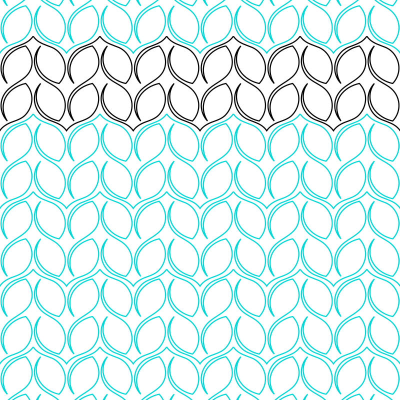 Wheaties Self-Print - Pantograph - Ma Tante Quilting