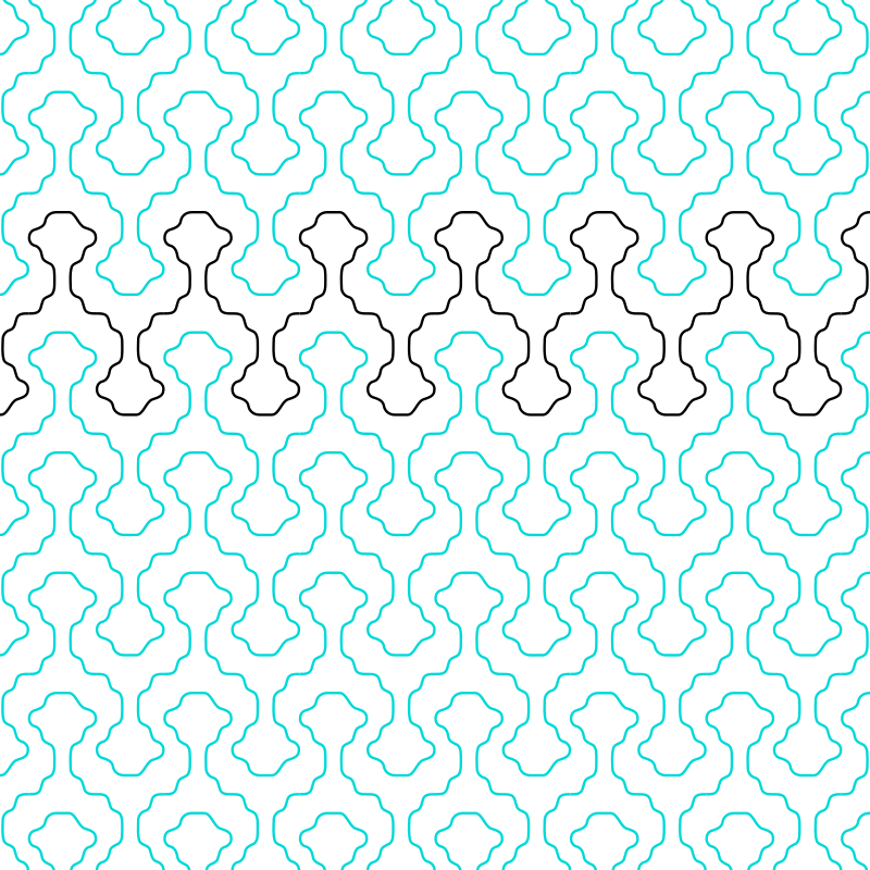 Wooly Self-Print - Pantograph - Ma Tante Quilting