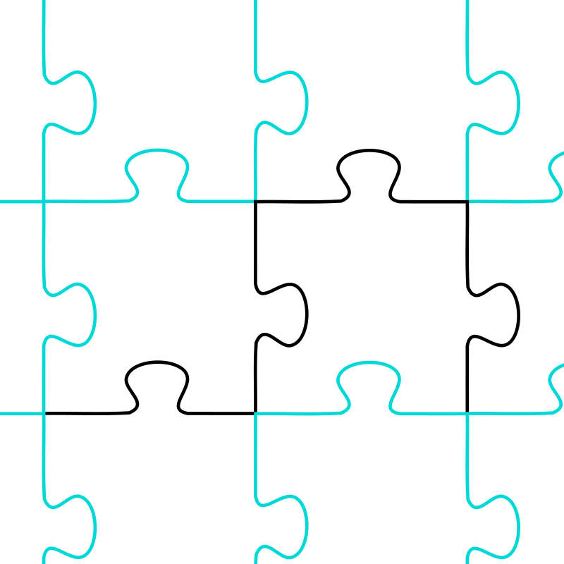 Puzzled - Pantograph - Ma Tante Quilting