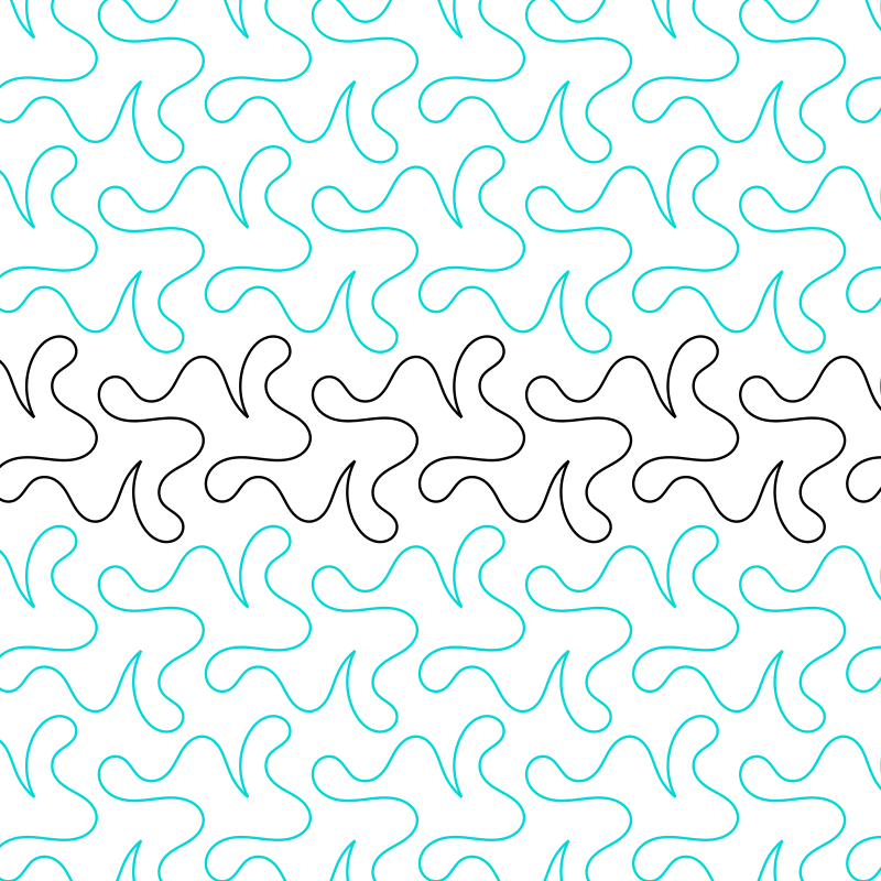 Random - Self-Print Pantograph - Ma Tante Quilting